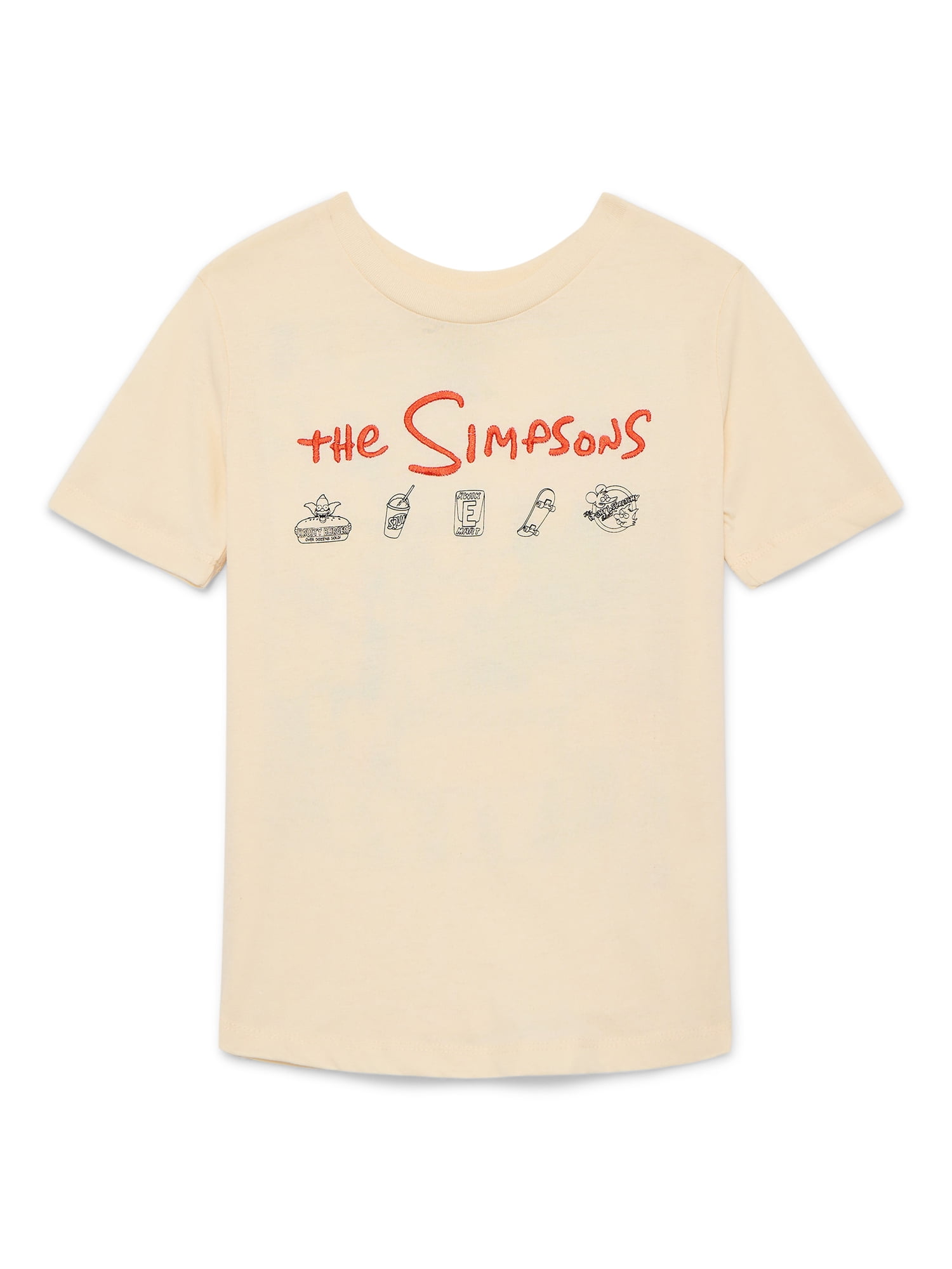 Bart Simpson Boys Graphic Tee with Short Sleeves, Sizes 4-18 - Walmart.com