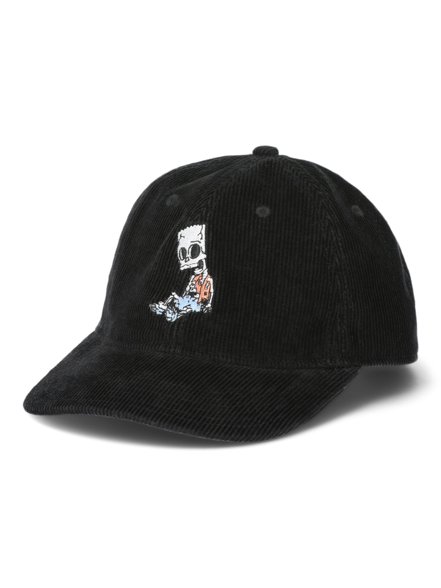 Bart Simpson Men's Skeletons Corduroy Baseball Cap, Black - Walmart.com