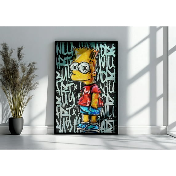 Bart Simpson Poster or Gallery Canvas Wall Art - Walmart.com