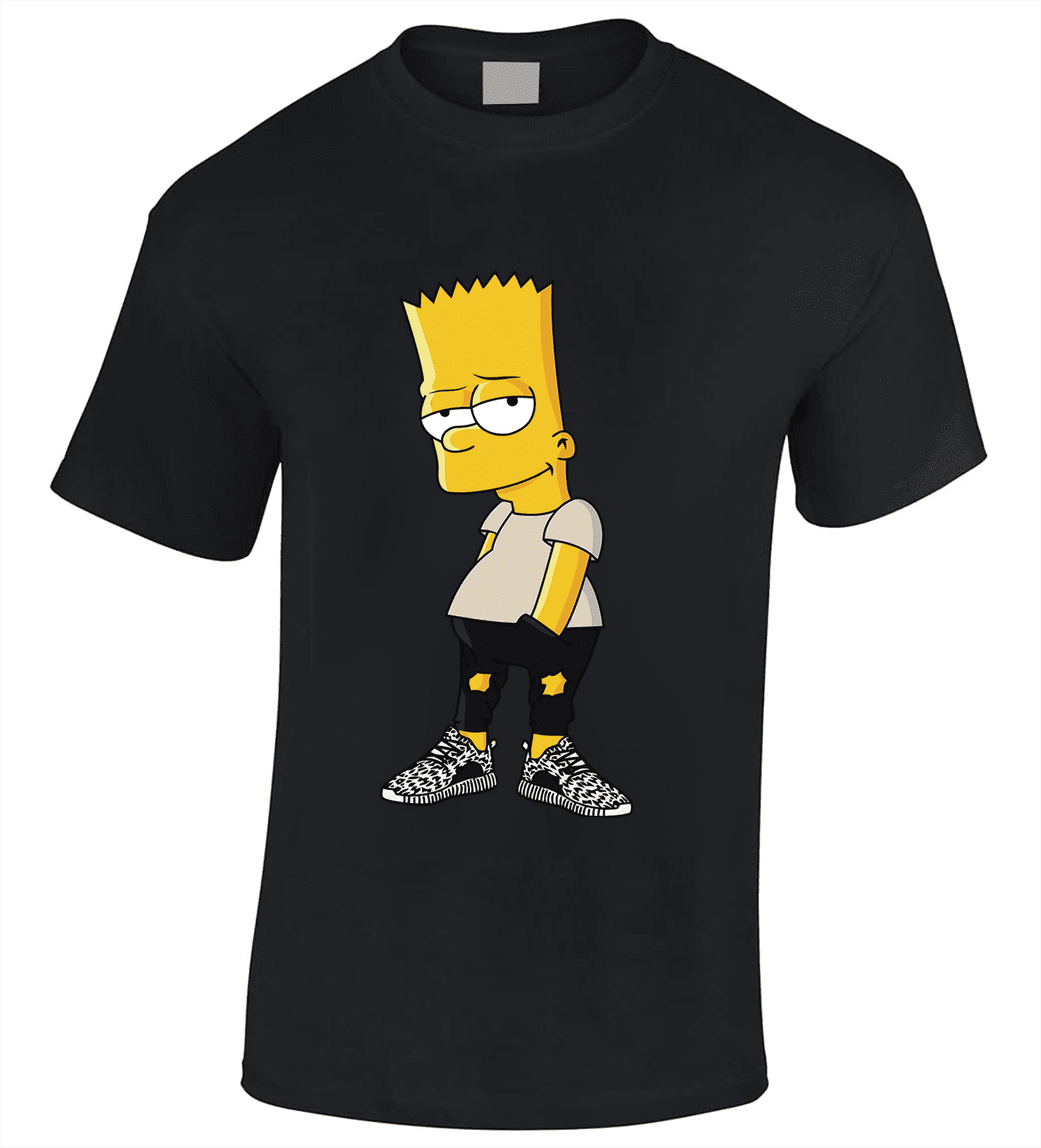 Bart Simpson The Simpsons TV Show Character Fan T Shirt 1 - Walmart.com