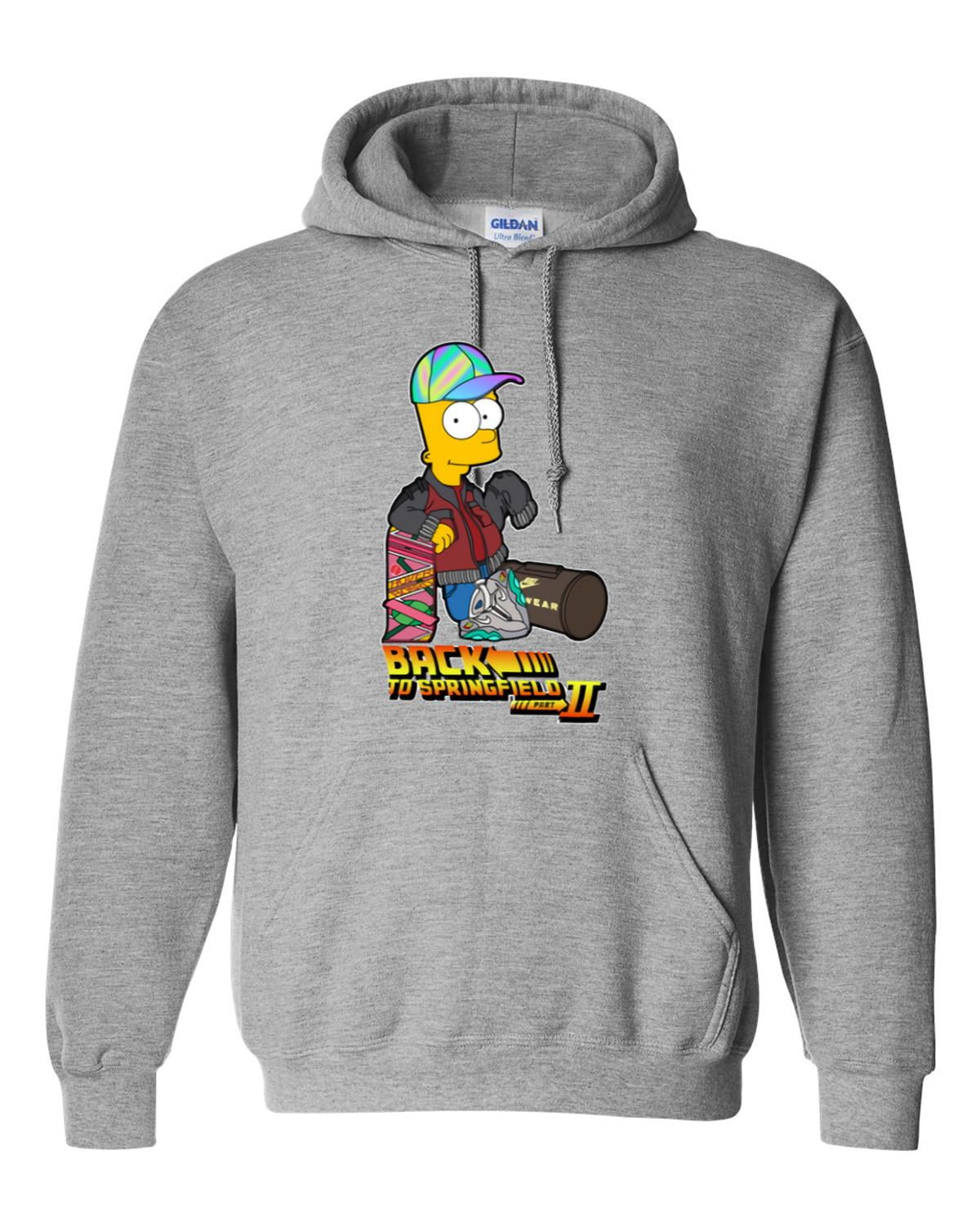 Bart Simpson To The Future Funny Cartoon TV Show Parody Humor Graphic ...