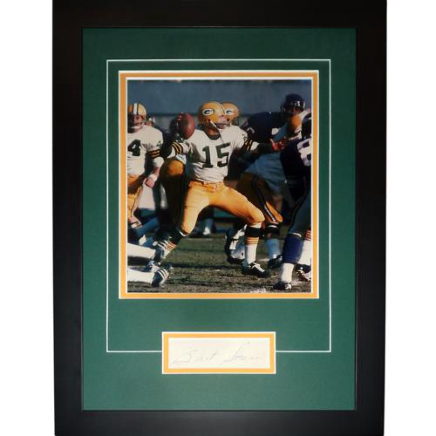 Bart Starr Autographed Green Bay Packers "Signature Series" Frame - JSA ...