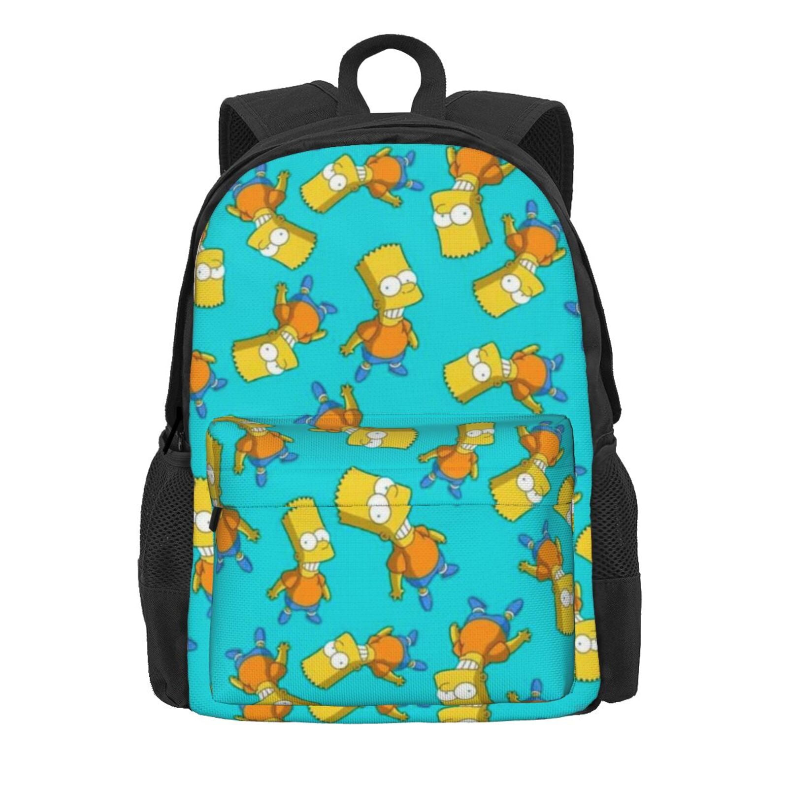 Bart The Simpsons Backpack Lightweight Daypack Large Capacity School ...