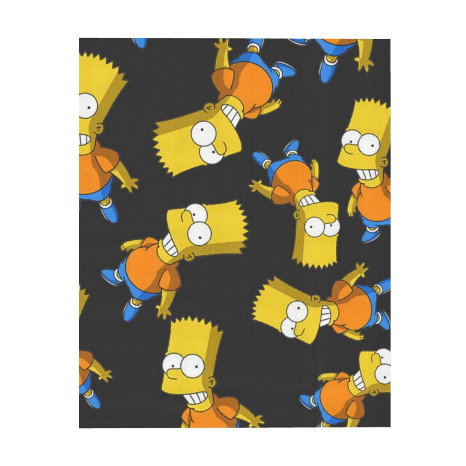Bart The Simpsons Cartoon Canvas Decorative Poster Art Picture Painting ...