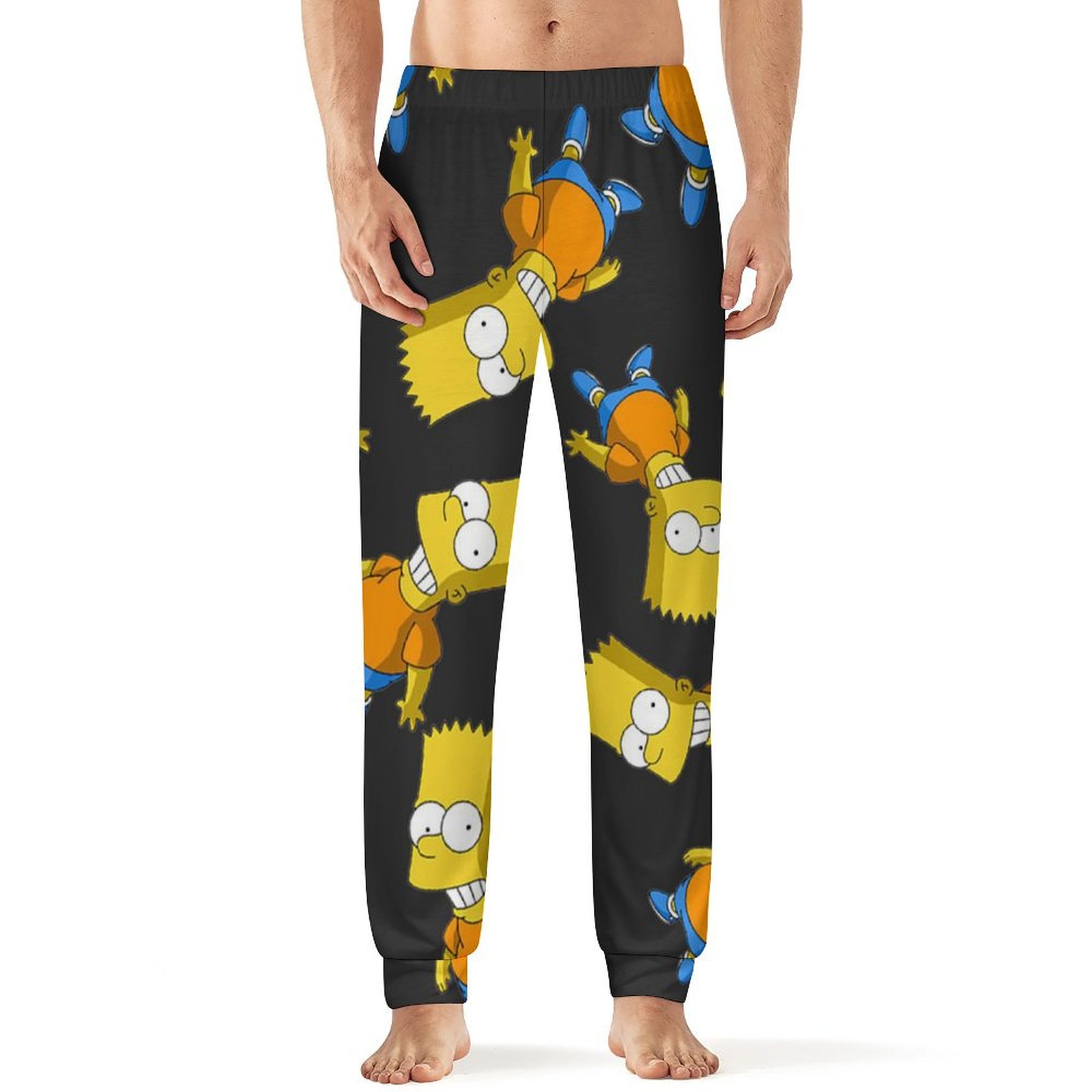 Bart The Simpsons Cartoon Men's Pajama Pants Bottoms Fashion Daily Cozy ...