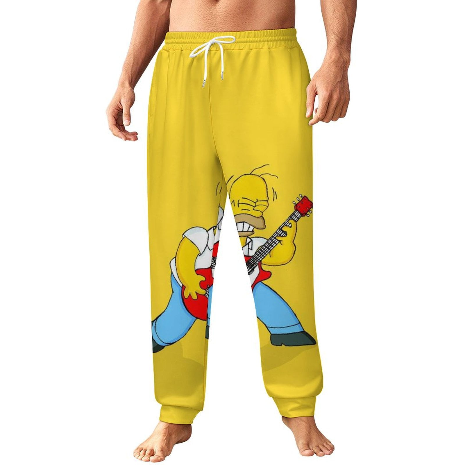 Bart The Simpsons Guitar Adult Sweatpants Joggers Pants Trousers 3D ...