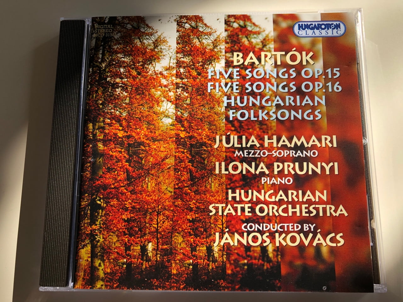 Bartók - Five Songs Op.15; Five Songs Op. 16; Hungarian Folksongs / Julia Hamari - mezzo-soprano ...