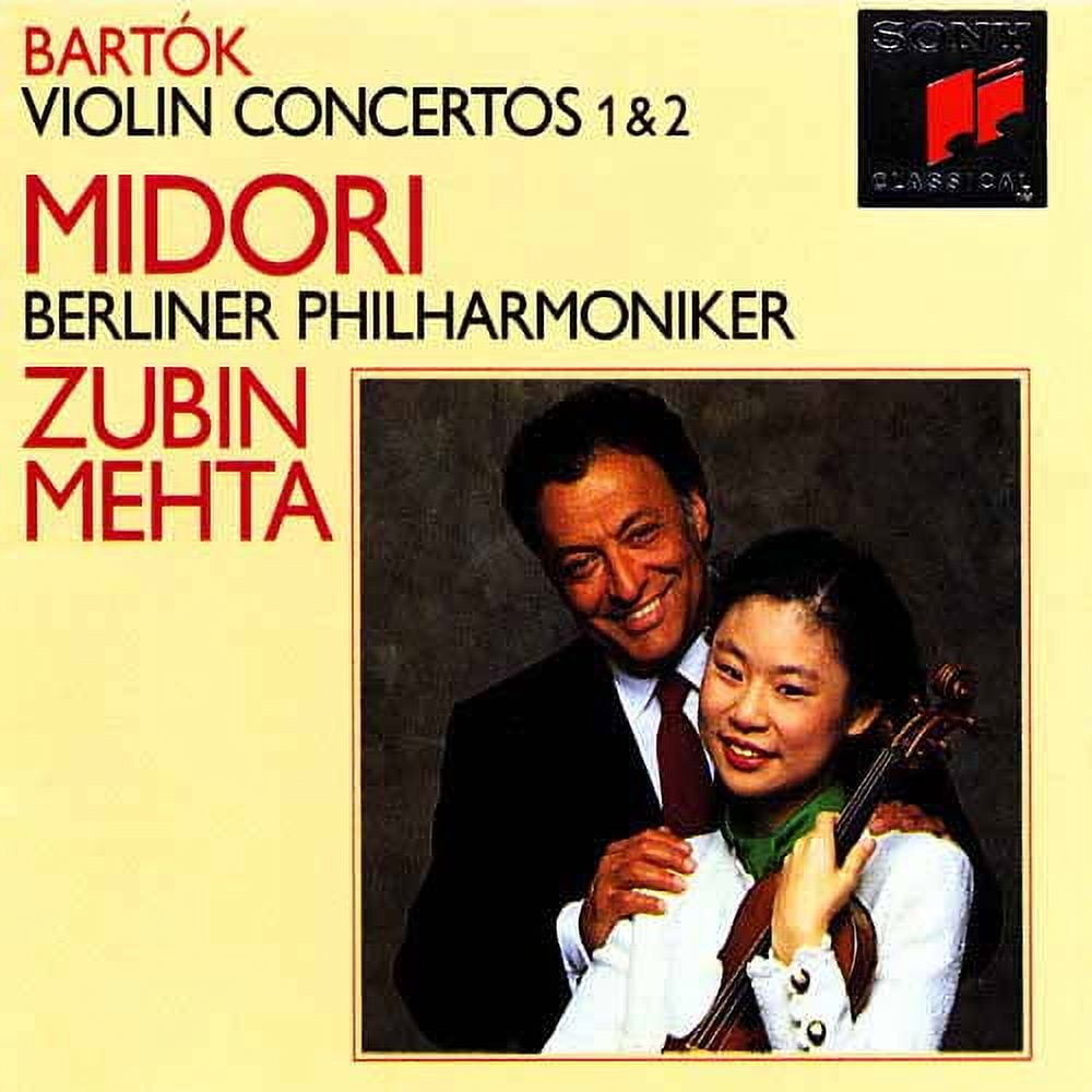 Bartók: Violin Concertos Nos. 1 & 2 (CD) by Midori (violin), Zubin Mehta (conductor) - Walmart.com