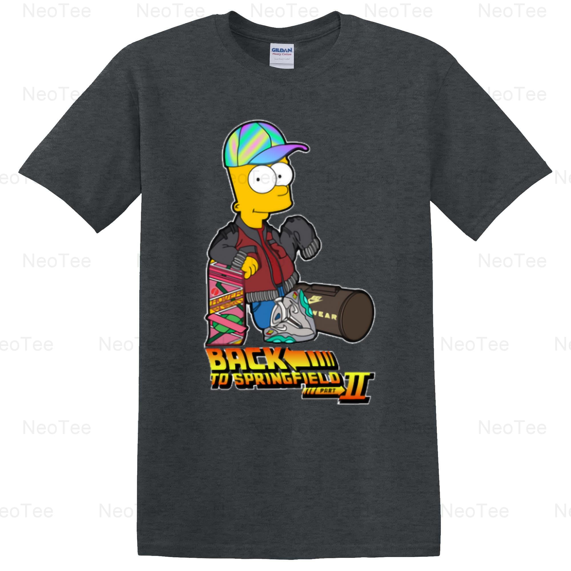 Bart to the Future Bart Simpson Funny Cartoon Fan Prediction T-Shirt ...