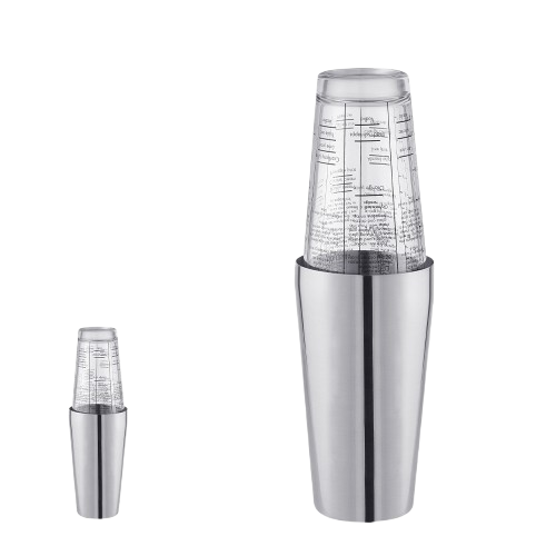Bartender Boston Pot Seck Cup Lid Stainless Steel 750 ml Cocktail Shake ...