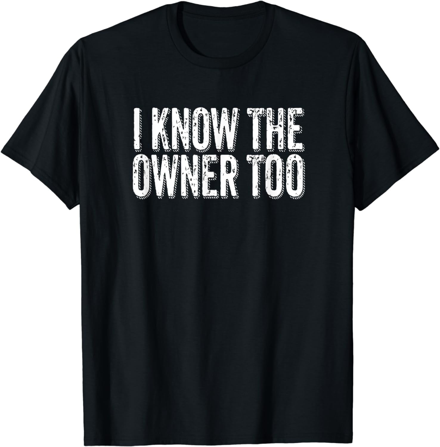 Bartender Bouncer I Know The Owner Too Club Bar Pub Cotton T-Shirt ...