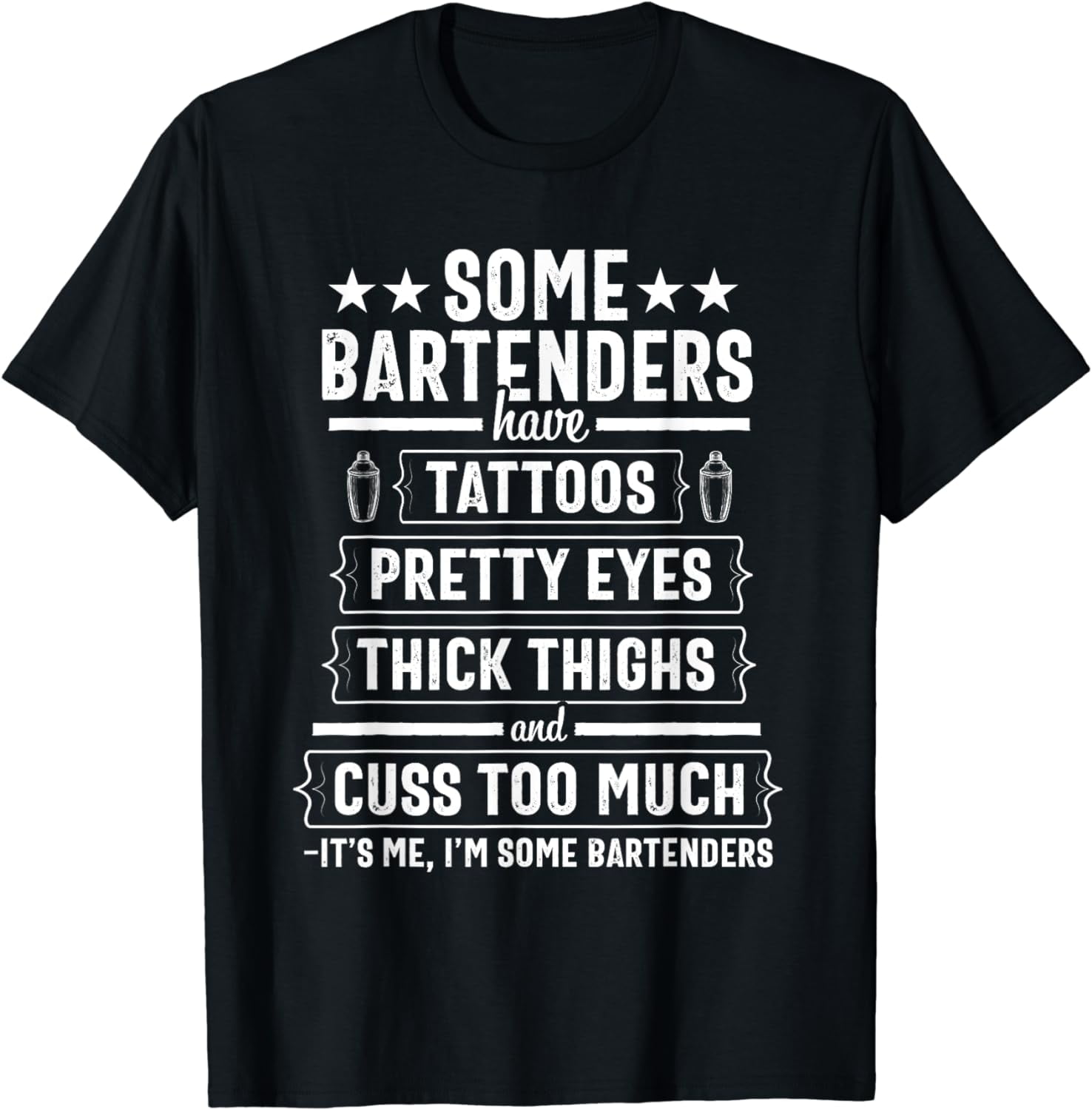Bartender Gift Women Men Thighs Funny Bartending Mixologist Funny ...