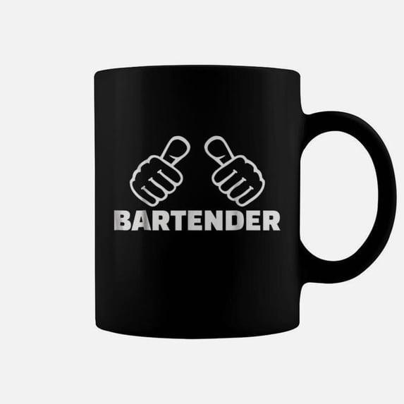 Bartender Thumbs Graphic Coffee Mug - Walmart.com