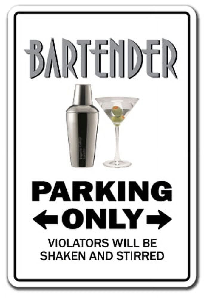 Bartender novelty sticker | Indoor/Outdoor | Funny Home Décor for ...