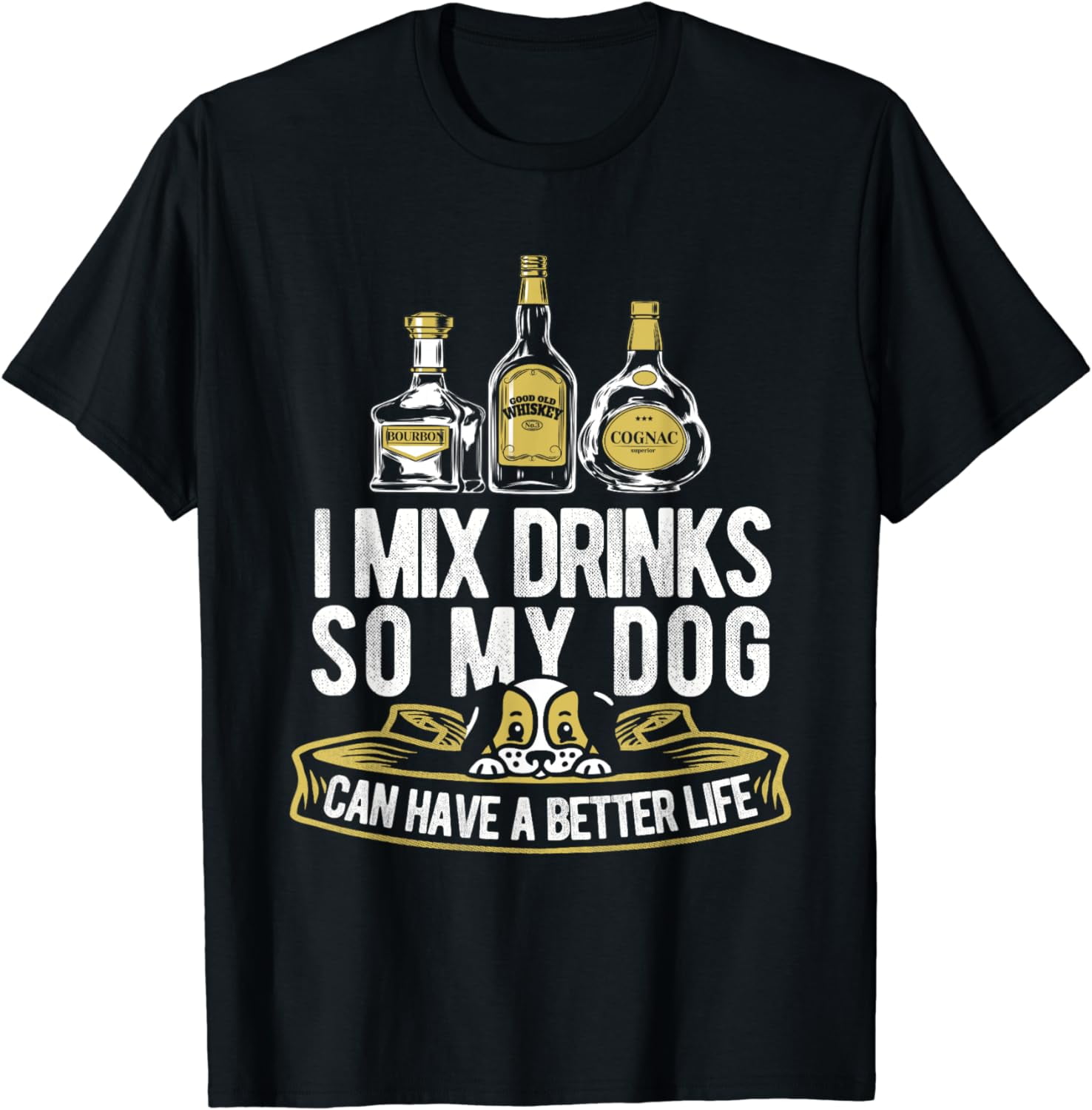 Bartending Dog Bartender - Mixologist Barkeeper Barman T-Shirt ...