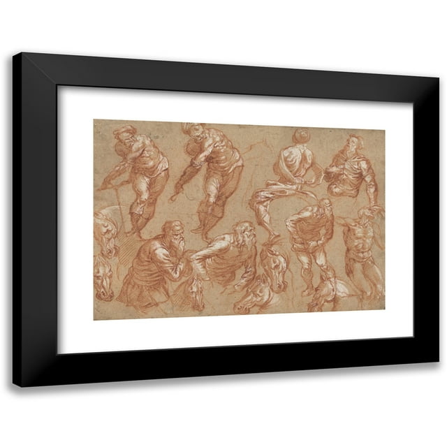 Bartholomaeus Spranger 14x11 Black Modern Framed Museum Art Print ...