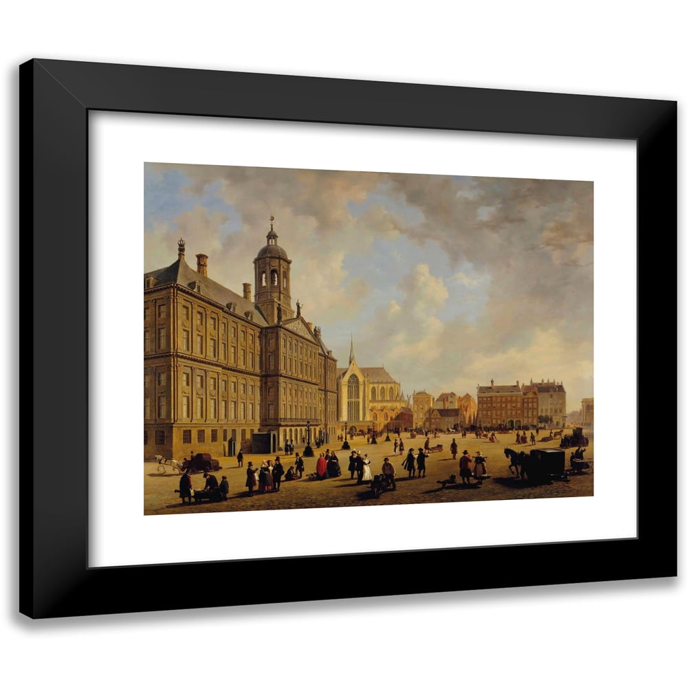 Bartholomeus Johannes van Hove 18x15 Black Modern Framed Museum Art ...