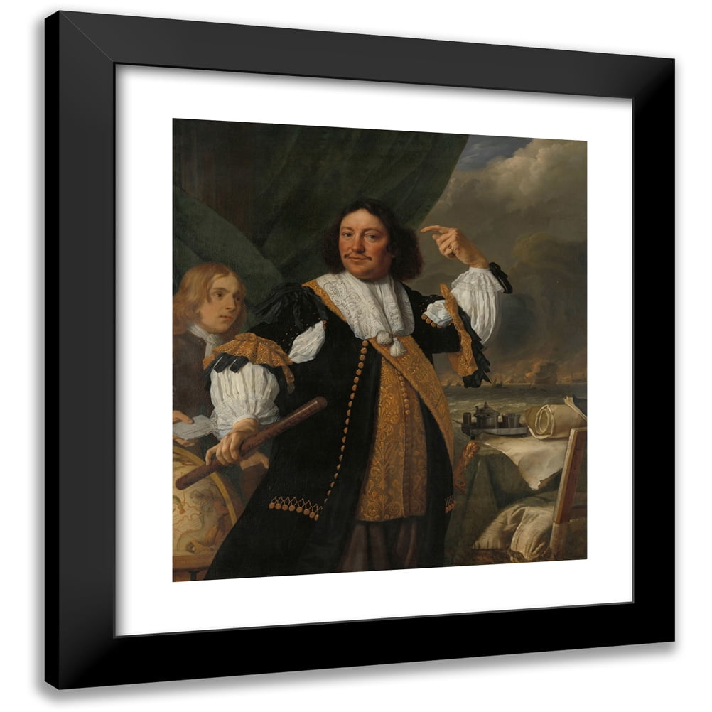 Bartholomeus van der Helst 15x16 Black Modern Framed Museum Art Print ...