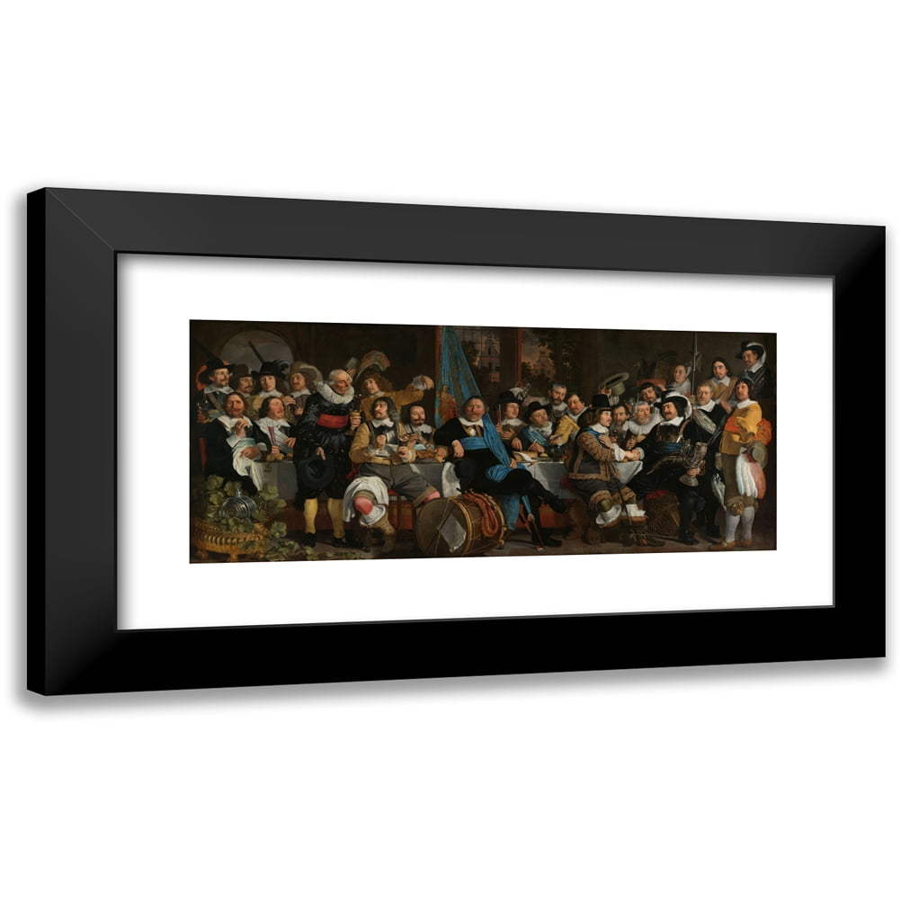 Bartholomeus van der Helst 18x10 Black Modern Framed Museum Art Print ...