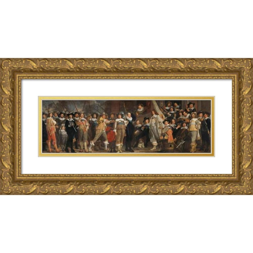 Bartholomeus van der Helst 24x10 Gold Ornate Framed and Double Matted ...