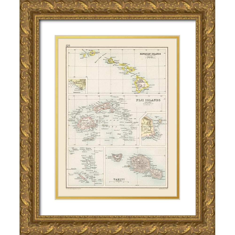 Bartholomew 11x14 Gold Ornate Wood Framed with Double Matting Museum ...