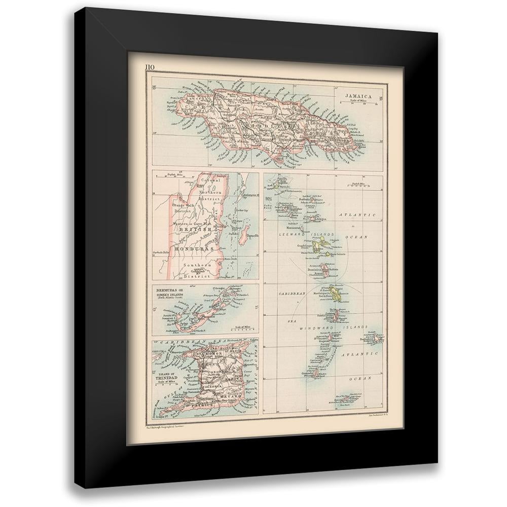 Bartholomew 12x14 Black Modern Framed Museum Art Print Titled ...