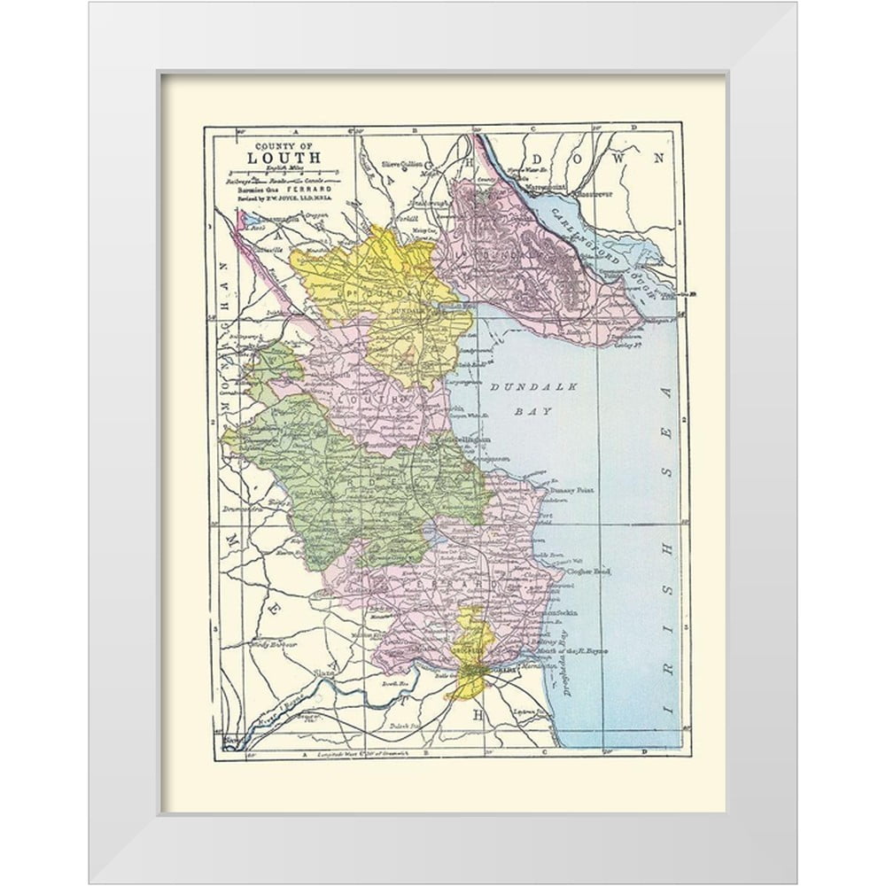 Bartholomew 12x14 White Modern Wood Framed Museum Art Print Titled ...