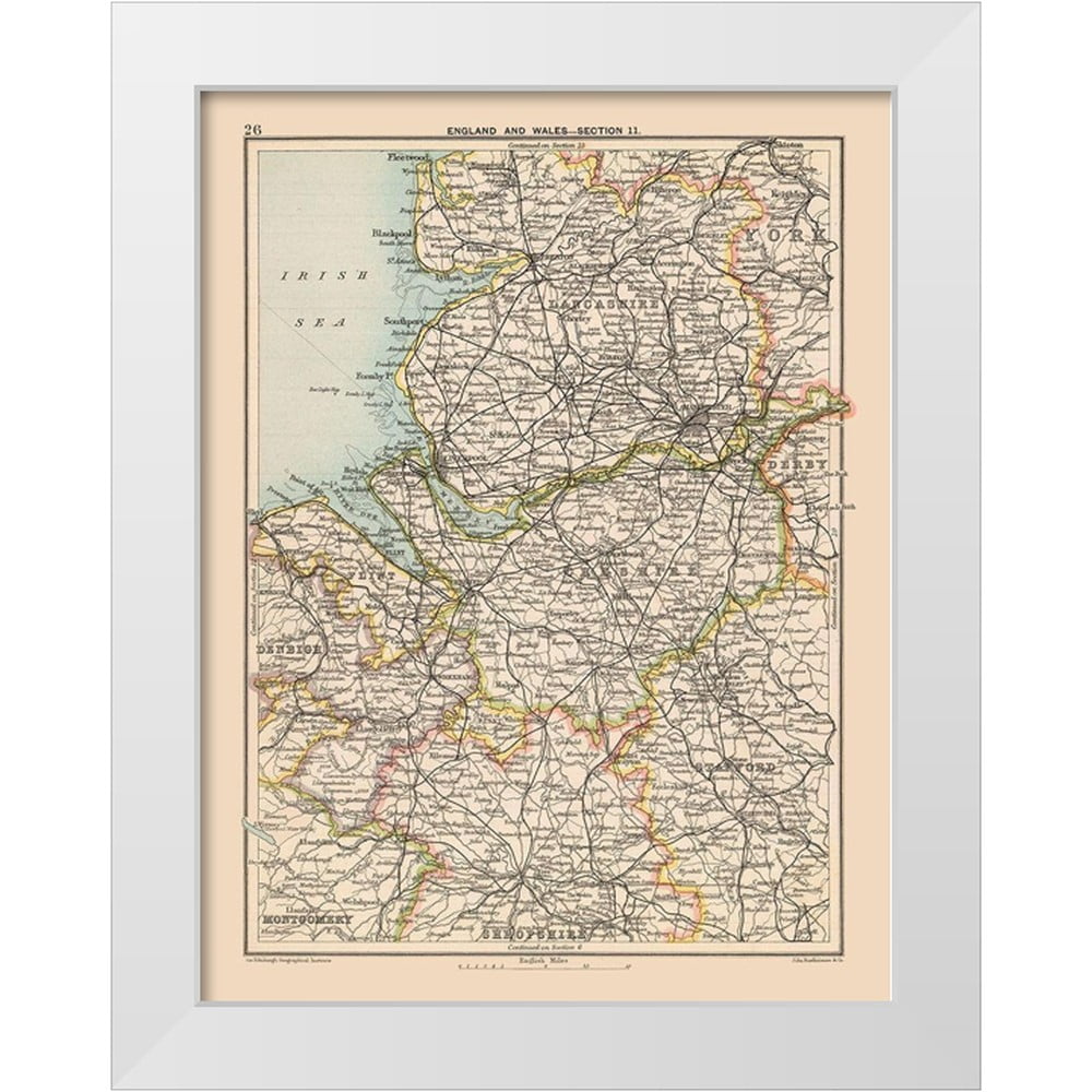 Bartholomew 12x14 White Modern Wood Framed Museum Art Print Titled ...