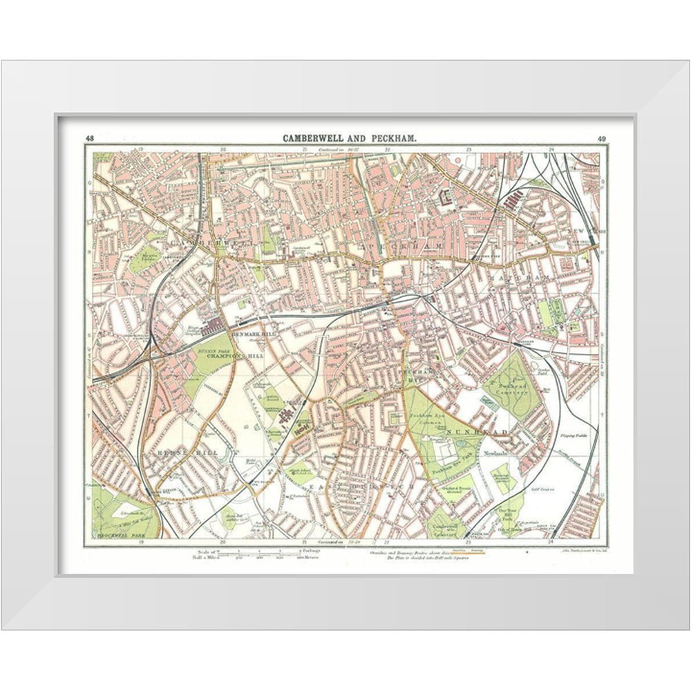 Bartholomew 14x12 White Modern Wood Framed Museum Art Print Titled ...