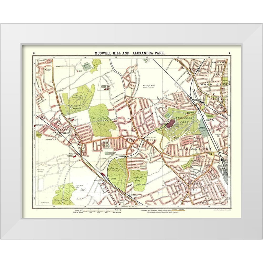 Bartholomew 14x12 White Modern Wood Framed Museum Art Print Titled ...
