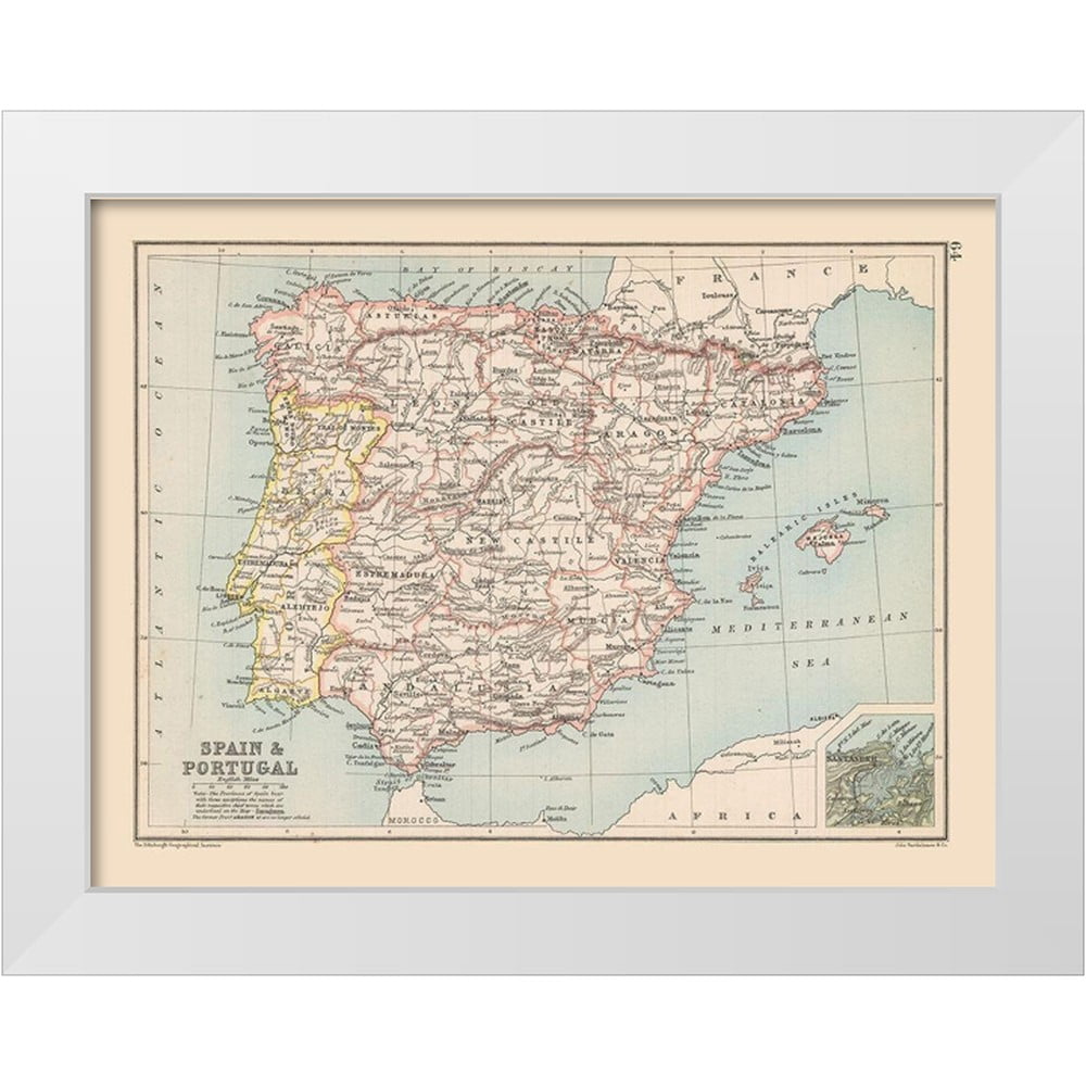 Bartholomew 14x12 White Modern Wood Framed Museum Art Print Titled ...