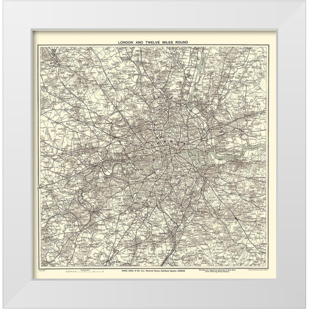 Bartholomew 15x15 White Modern Wood Framed Museum Art Print Titled ...