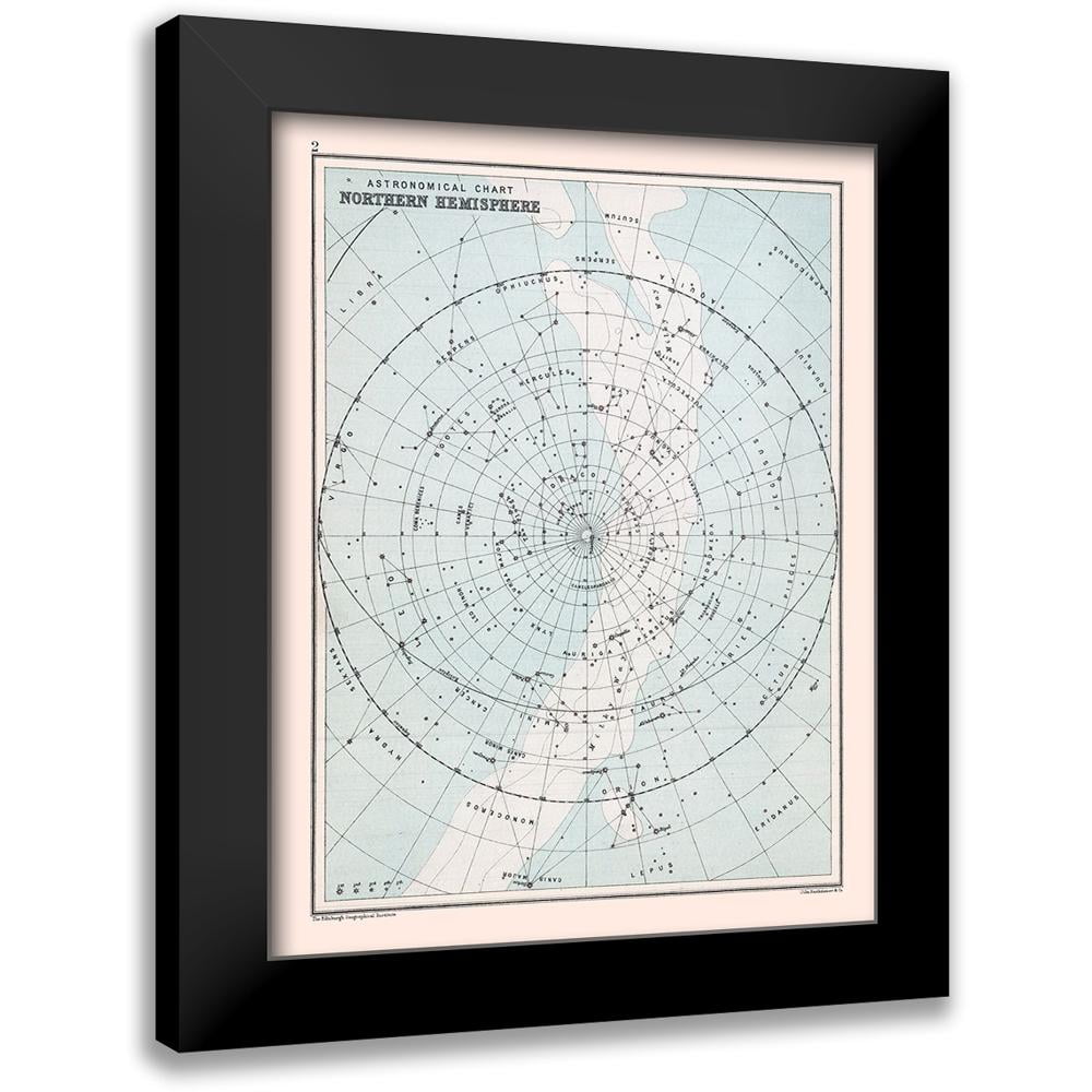 Bartholomew 15x18 Black Modern Framed Museum Art Print Titled - Chart ...