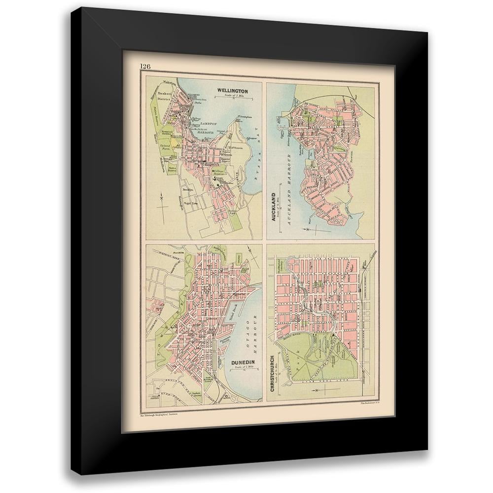 Bartholomew 15x18 Black Modern Framed Museum Art Print Titled - Major ...