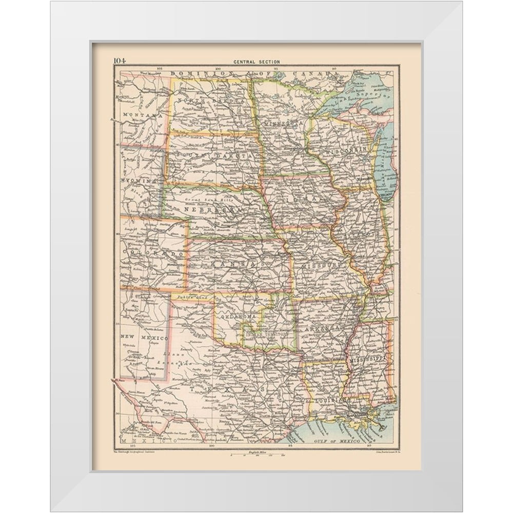Bartholomew 15x18 White Modern Wood Framed Museum Art Print Titled ...
