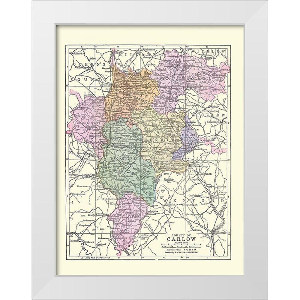 Bartholomew 19x24 White Modern Wood Framed Museum Art Print Titled ...