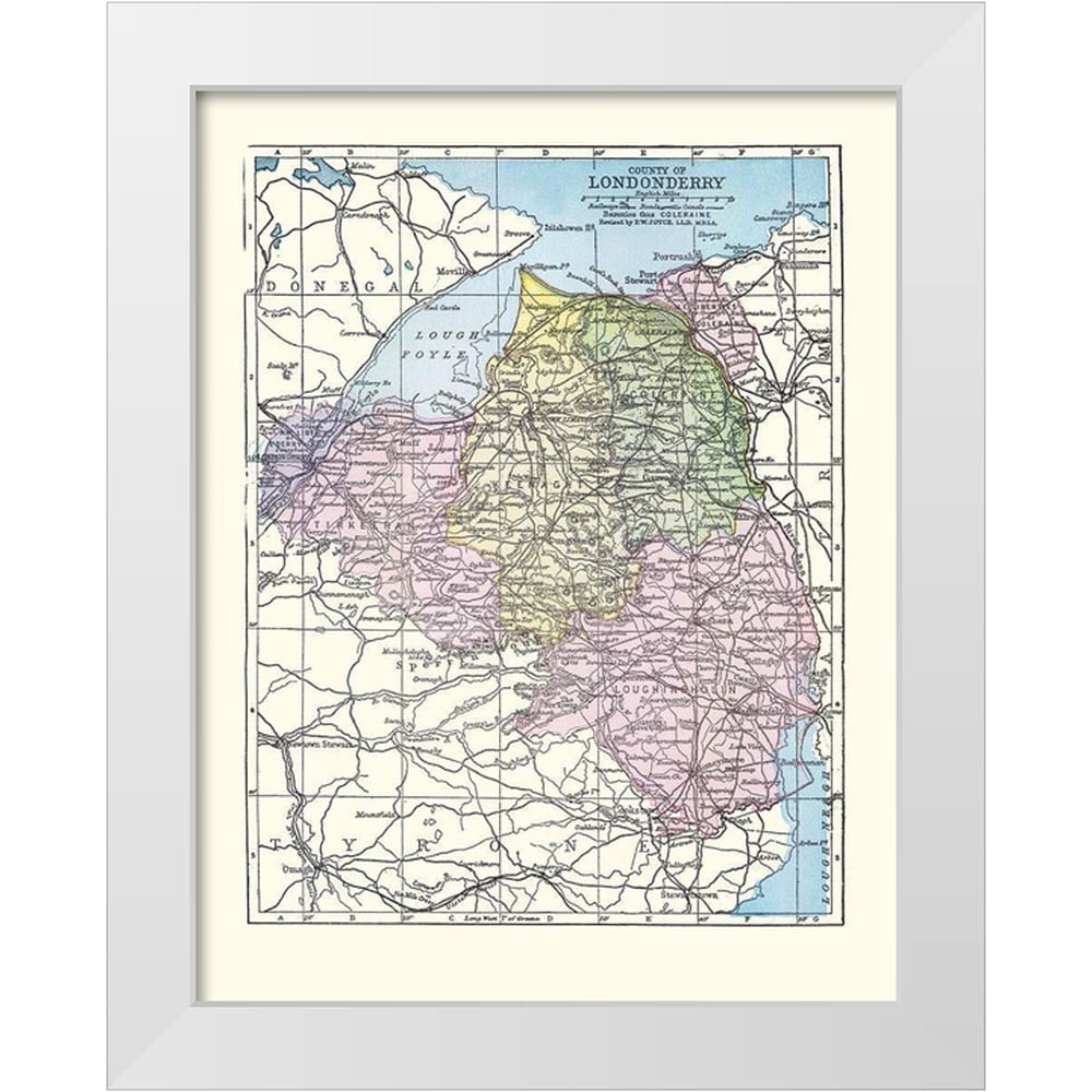 Bartholomew 19x24 White Modern Wood Framed Museum Art Print Titled ...