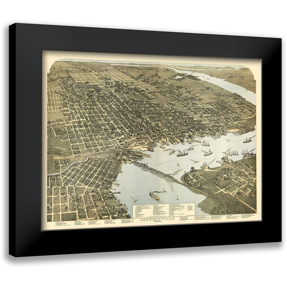 Bartholomew 24x19 Black Modern Framed Museum Art Print Titled - Asia ...