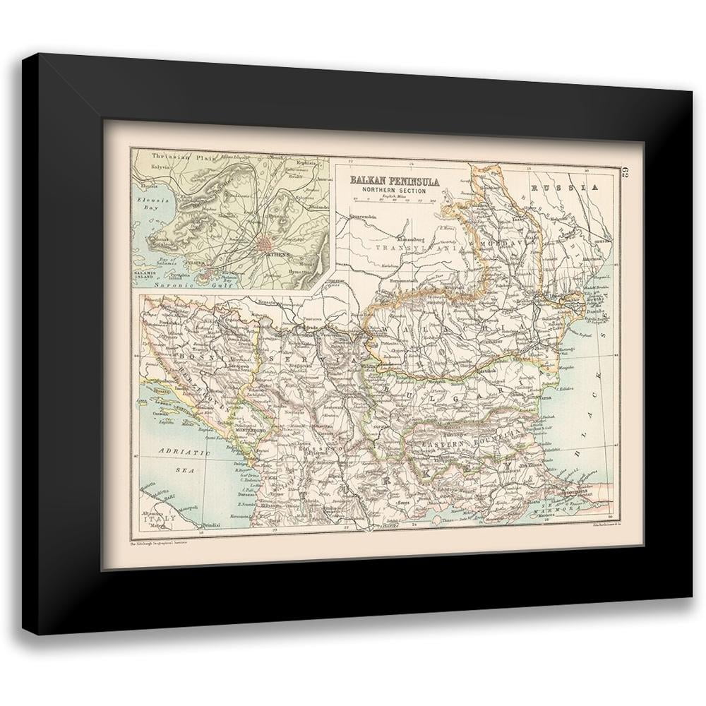 Bartholomew 24x19 Black Modern Framed Museum Art Print Titled ...