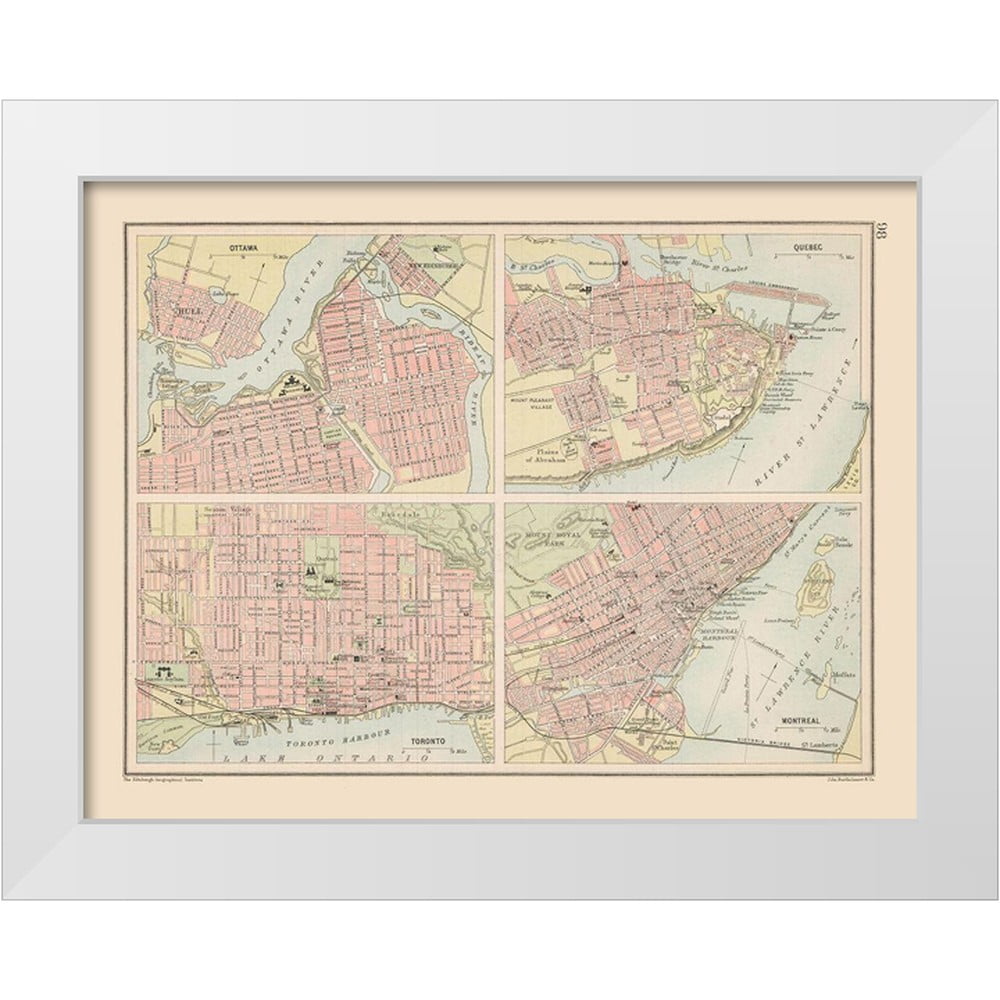 Bartholomew 24x19 White Modern Wood Framed Museum Art Print Titled ...