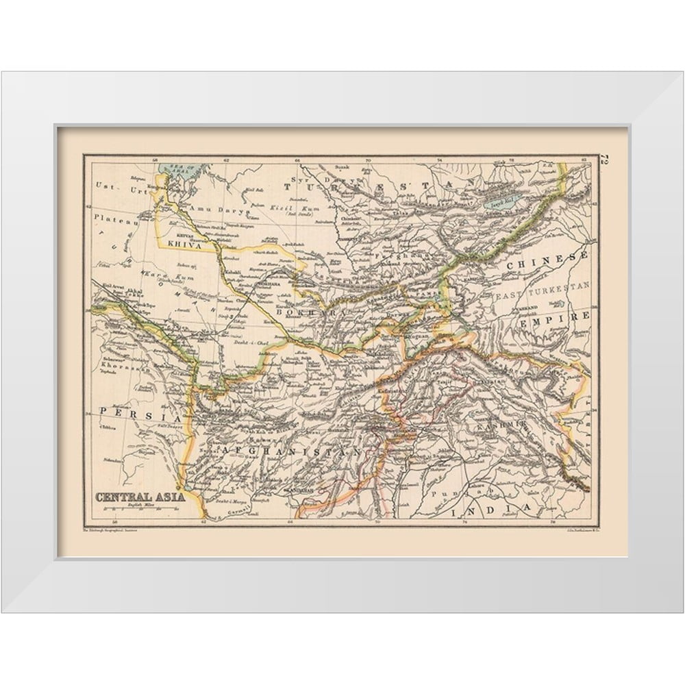 Bartholomew 24x19 White Modern Wood Framed Museum Art Print Titled ...