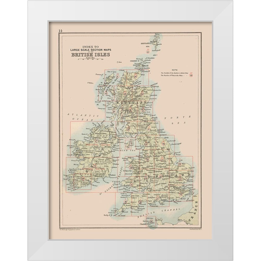 Bartholomew 25x32 White Modern Wood Framed Museum Art Print Titled ...