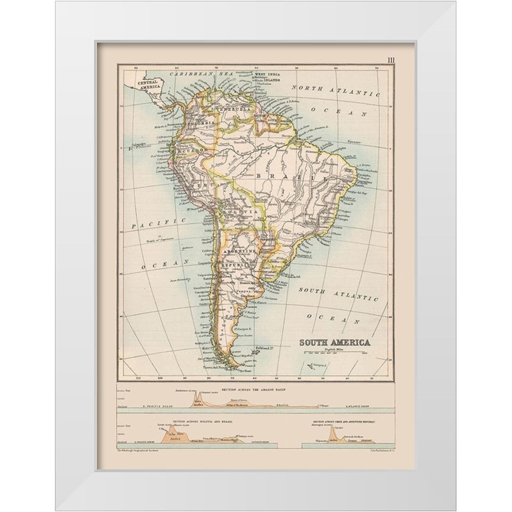 Bartholomew 25x32 White Modern Wood Framed Museum Art Print Titled ...