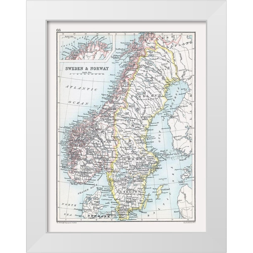 Bartholomew 25x32 White Modern Wood Framed Museum Art Print Titled ...