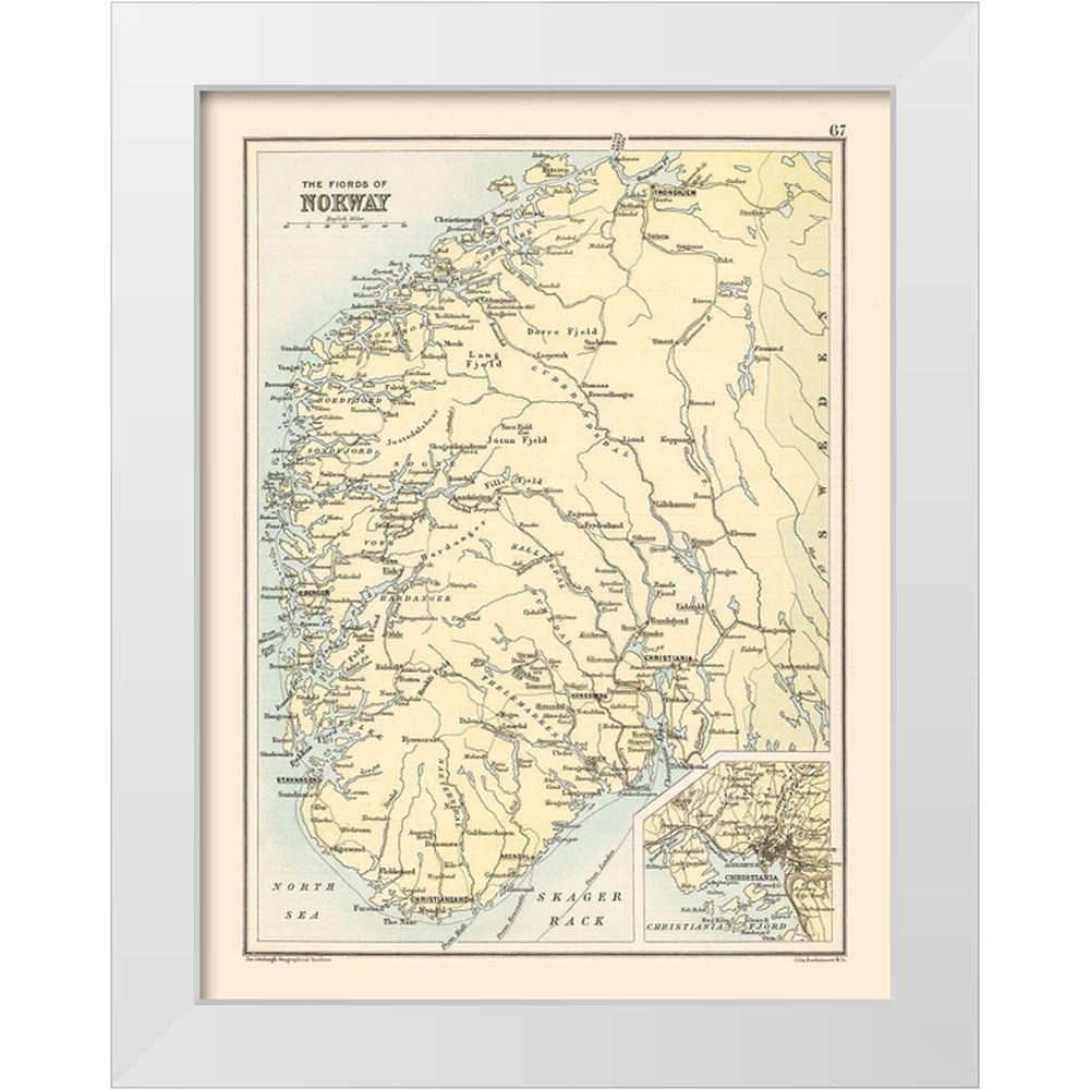 Bartholomew 25x32 White Modern Wood Framed Museum Art Print Titled ...