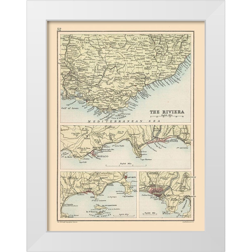 Bartholomew 25x32 White Modern Wood Framed Museum Art Print Titled ...