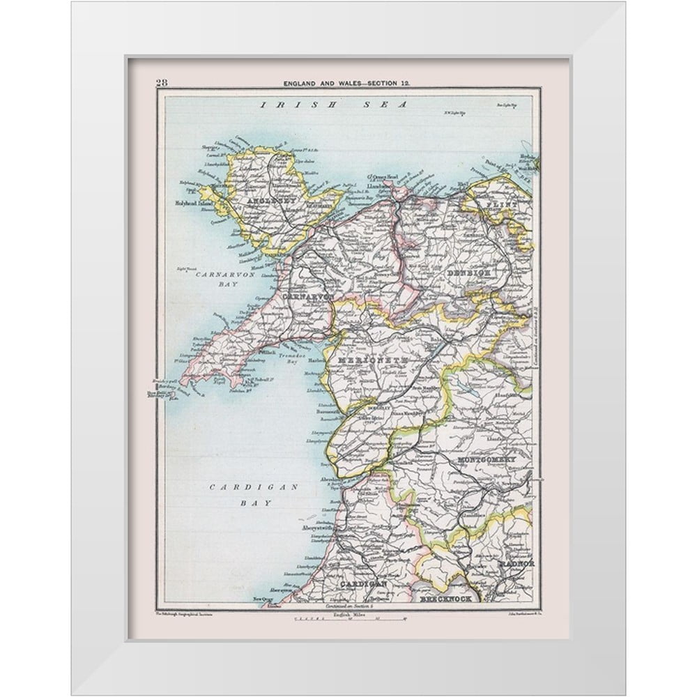 Bartholomew 25x32 White Modern Wood Framed Museum Art Print Titled ...