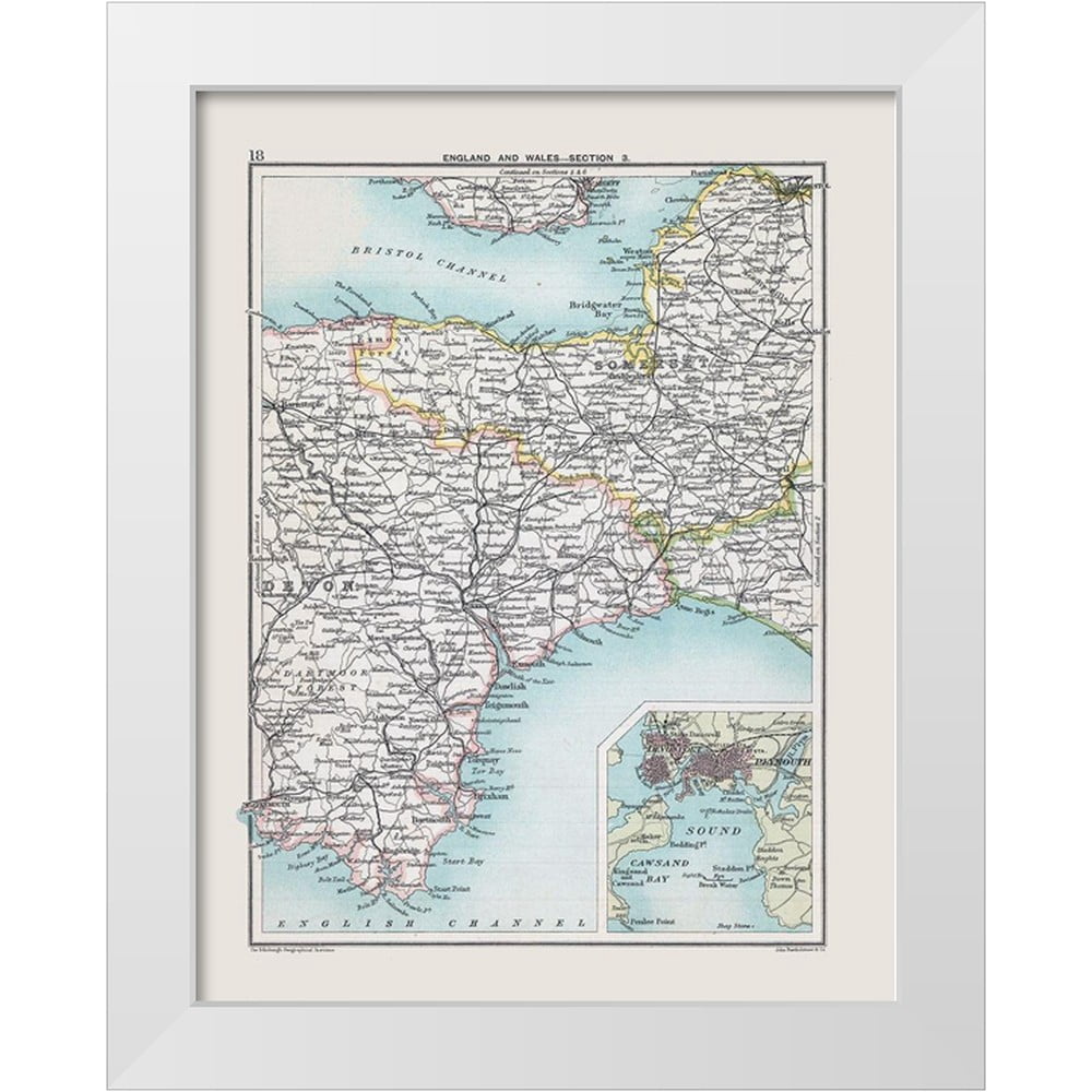 Bartholomew 26x32 White Modern Wood Framed Museum Art Print Titled ...