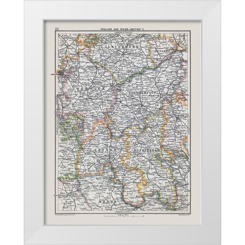 Bartholomew 26x32 White Modern Wood Framed Museum Art Print Titled ...