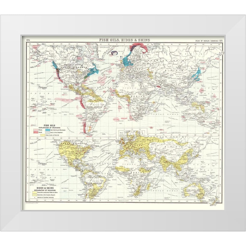 Bartholomew 30x26 White Modern Wood Framed Museum Art Print Titled ...